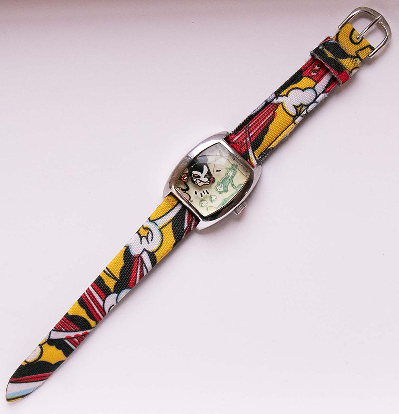 1970s Mickey Mouse & His Horse Tanglefoot Vintage Disney Watch RARE ...