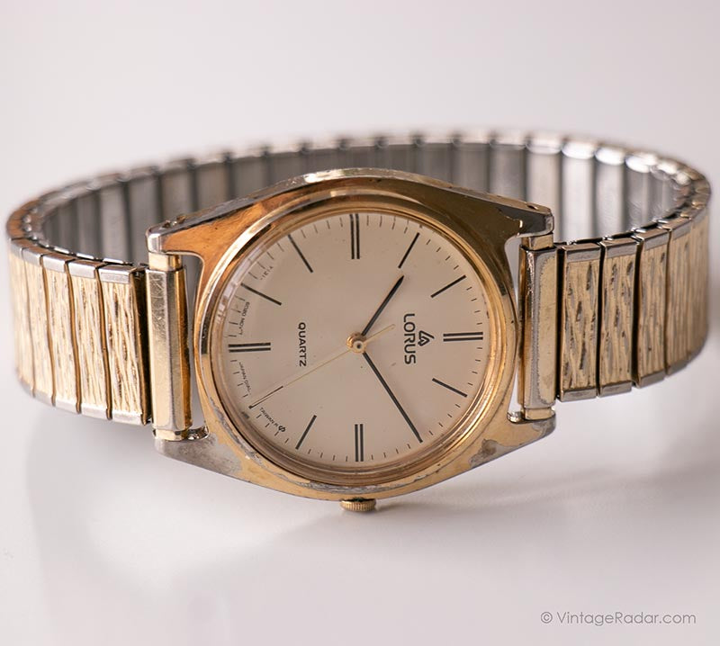 Vintage Gold-tone Lorus Watch for Ladies | Elegant Japan Quartz Watch ...