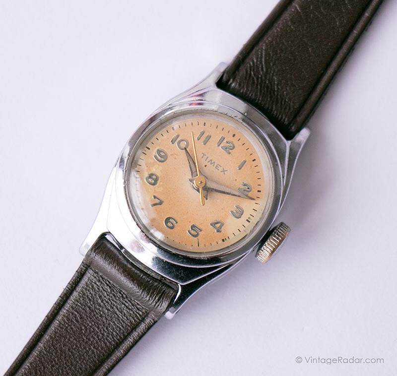 Silver-Tone Timex Mechanical Watch For Women | Art Deco Timex Watches ...
