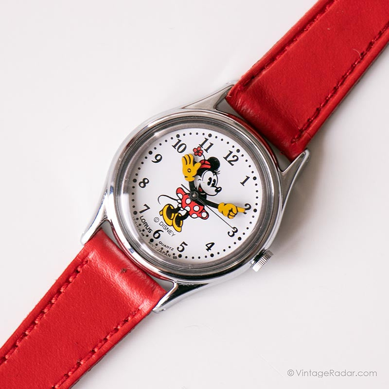 Vintage Minnie Mouse Watch for Ladies | Lorus Japan Quartz Watch ...