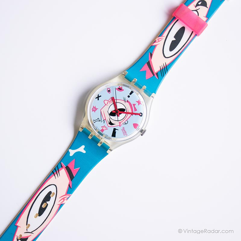 Vintage 1991 Swatch GK139 GULP Watch | Retro Swatch Gent Watch – Vintage Radar