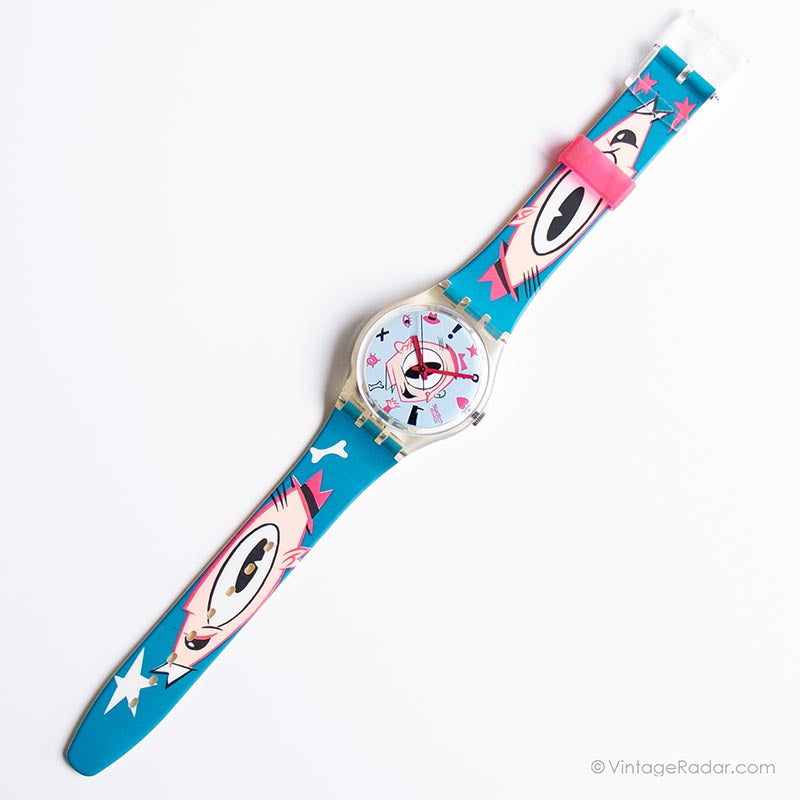 Vintage 1991 Swatch GK139 GULP Watch | Retro Swatch Gent Watch – Vintage Radar