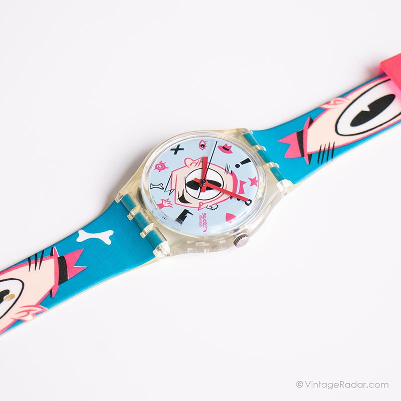 Vintage 1991 Swatch GK139 GULP Watch | Retro Swatch Gent Watch – Vintage Radar