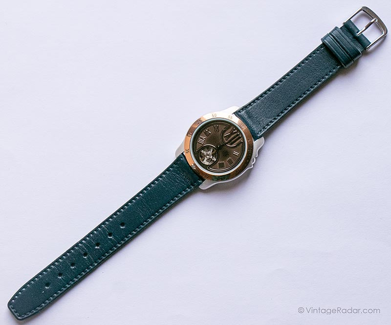 Silver and Rose-Gold Adec Automatic Watch | Vintage Citizen Watch ...