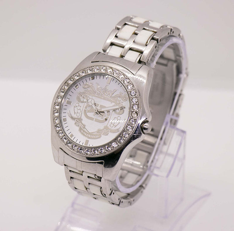 Marc Ecko 45mm Silver-tone Quartz Watch | Vintage Designer Watch ...