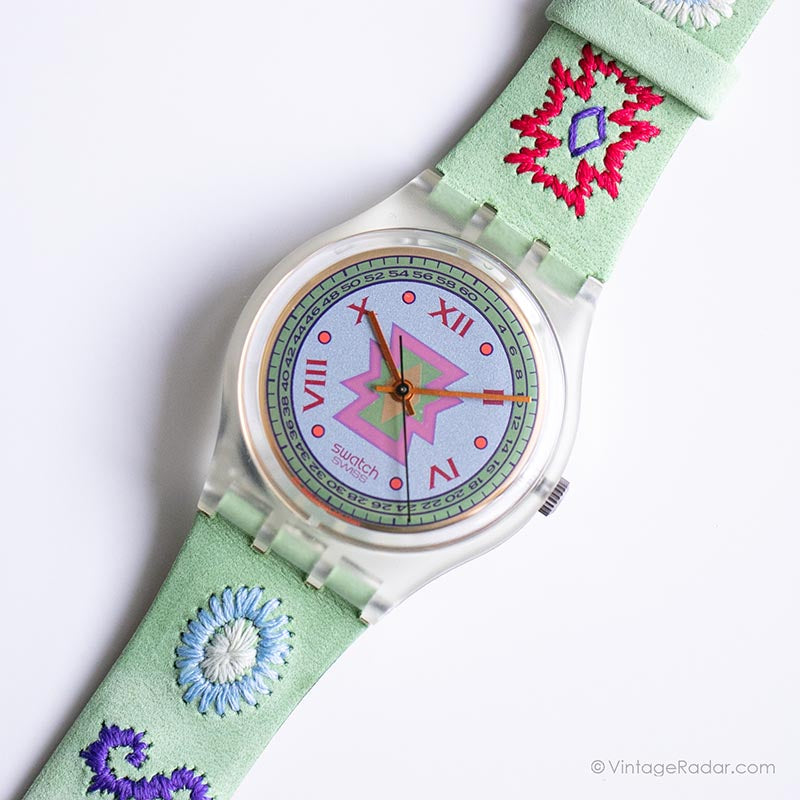 1992 Swatch GK154 CUZCO Watch | Vintage Collectible Swatch Watch ...