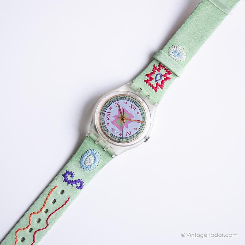 1992 Swatch GK154 CUZCO Watch | Vintage Collectible Swatch Watch ...