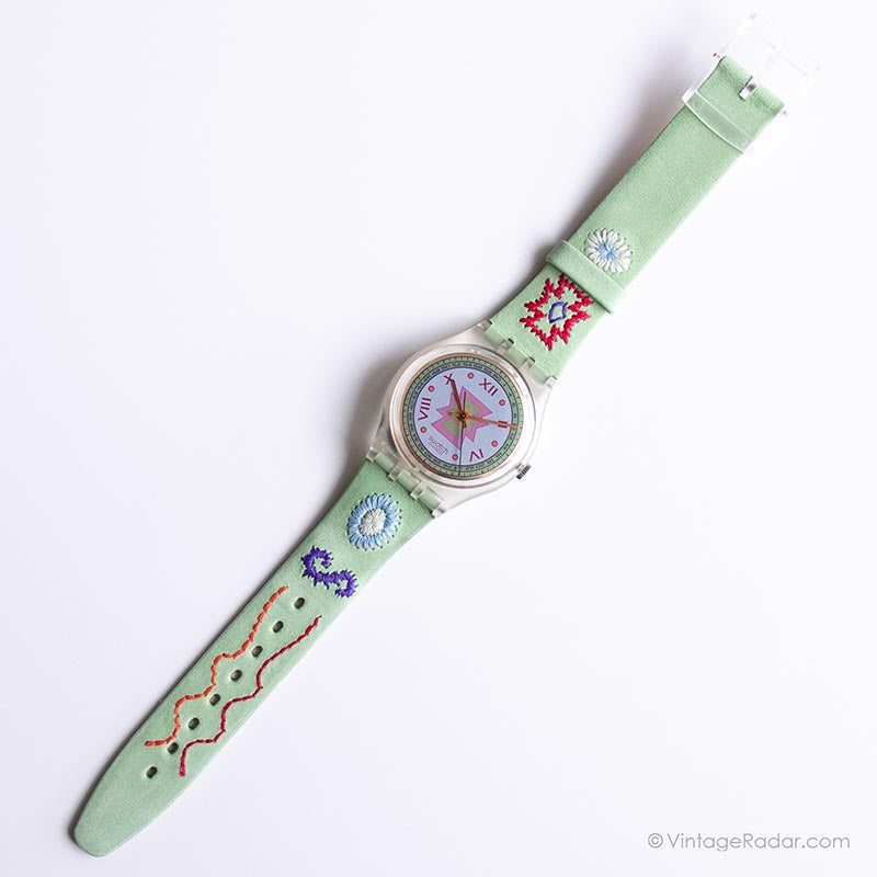 1992 Swatch GK154 CUZCO Watch | Vintage Collectible Swatch Watch ...