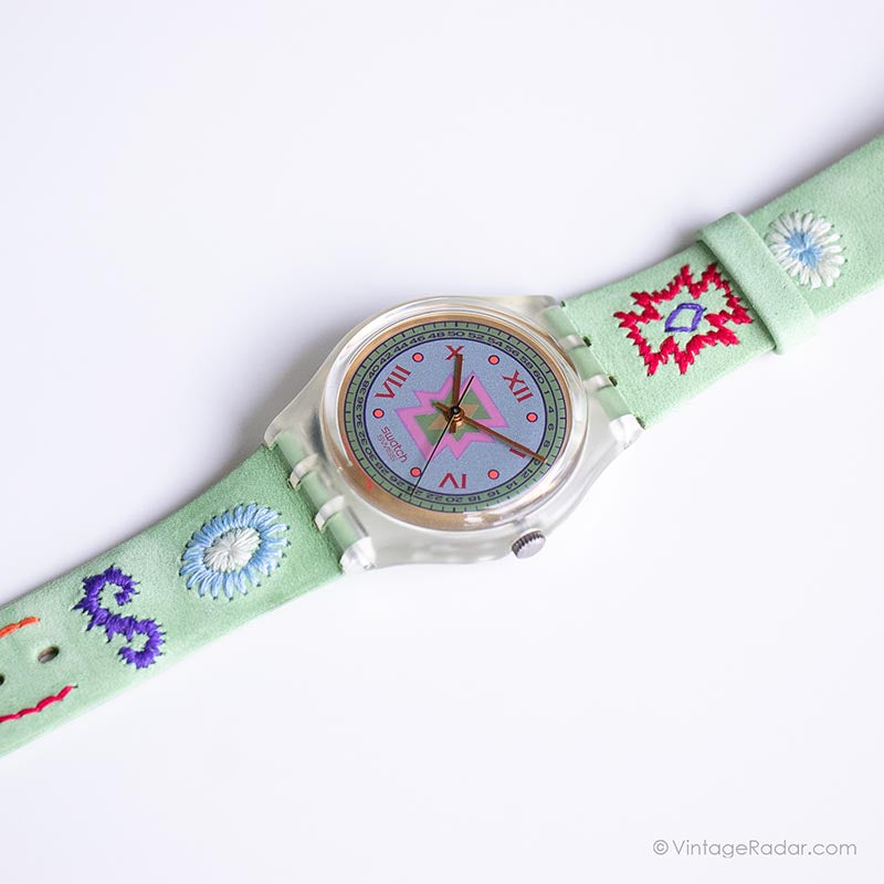 1992 Swatch GK154 CUZCO Watch | Vintage Collectible Swatch Watch ...