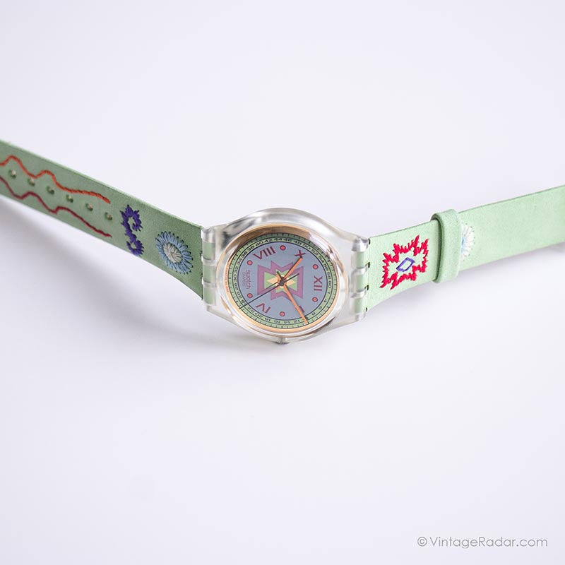 1992 Swatch GK154 CUZCO Watch | Vintage Collectible Swatch Watch ...