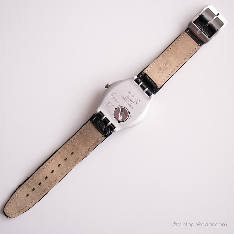 Vintage 1995 Swatch YGS1004 CRAZY ALPHABET Watch | Black Swatch Watch ...