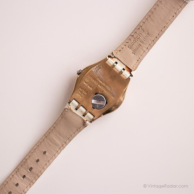1997 Swatch YLG109 MALAKO Watch | Vintage Gold-tone Swatch Irony – Vintage Radar