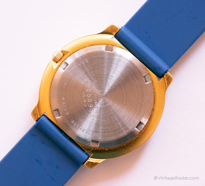 Vintage Gold-tone Life by Adec Watch | Sun and Moon Quartz Watch ...