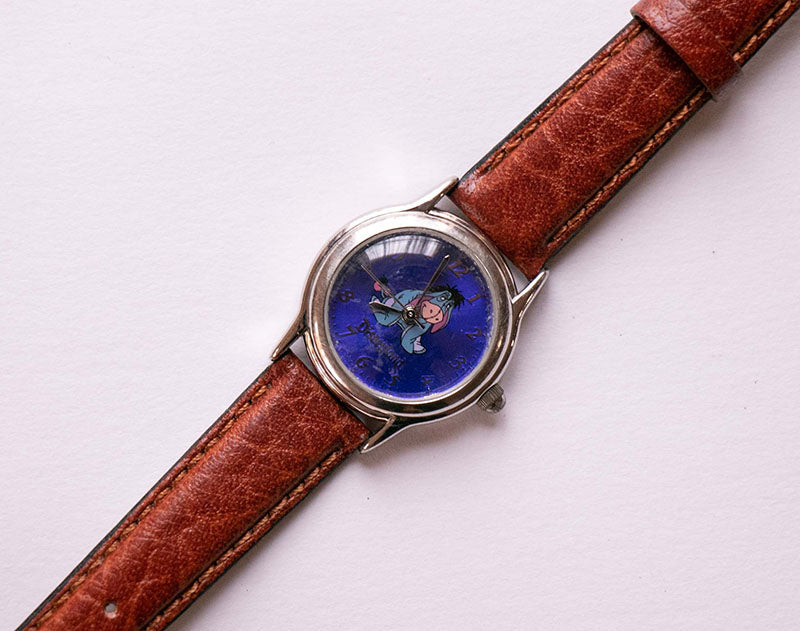 Vintage Blue-Dial Eeyore Watch | 90s Disney Time Works Wristwatch ...