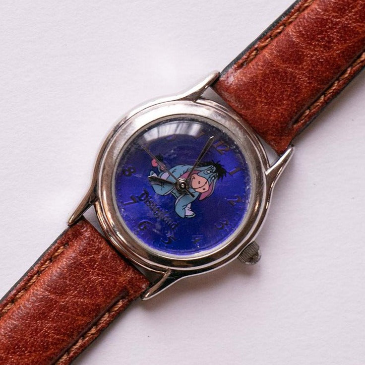 Vintage Blue-Dial Eeyore Watch | 90s Disney Time Works Wristwatch ...