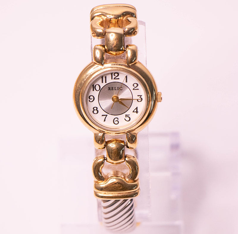 Vintage Gold-tone Relic Dress Watch | Relic Occasion Women's Watch ...
