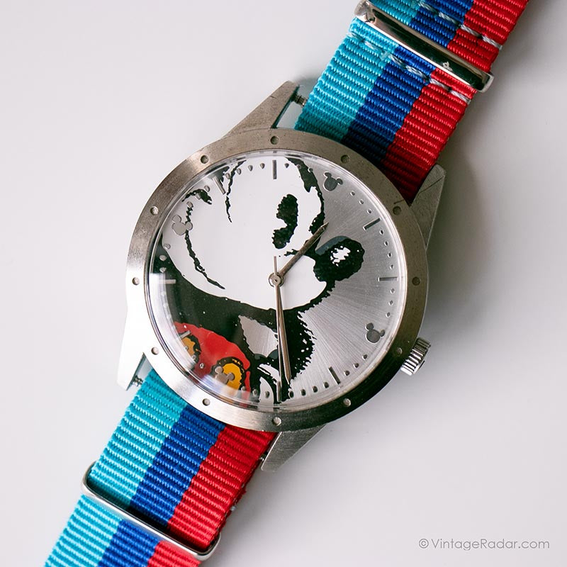 Vintage Limited Edition Mickey Mouse Watch | Large Disney Watch ...