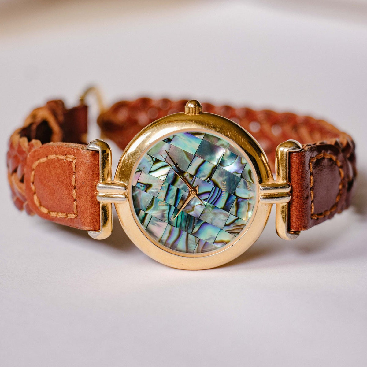 Blue Marble Relic Quartz Watch | Marble Effect Women's Watch – Vintage ...