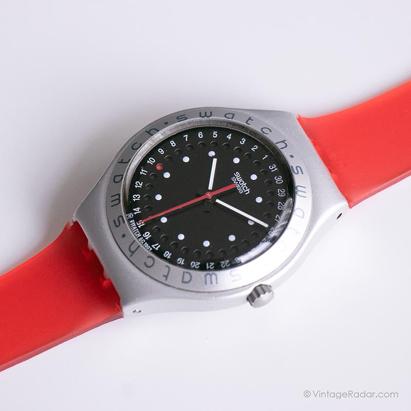 Vintage 1997 Swatch YGS4005 BALISE Watch | Irony Big Swatch Watch – Vintage Radar