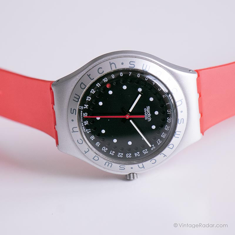 Vintage 1997 Swatch YGS4005 BALISE Watch | Irony Big Swatch Watch – Vintage Radar