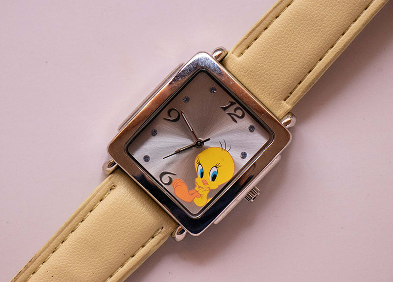 Square-shaped Looney Tunes Ladies Watch | 90s Vintage Tweety Watch ...