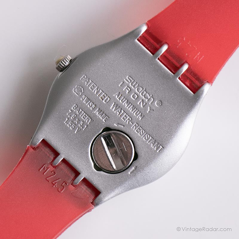 Vintage 1997 Swatch YLS1006M PAROUSIA Watch | 90s Irony Medium Swatch – Vintage Radar