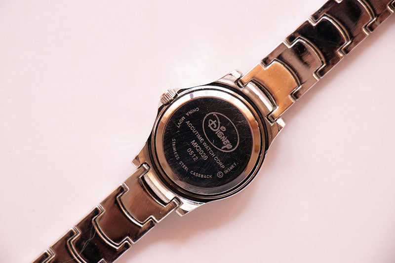 Silver-tone Disney Ladies Watch | Mickey Mouse Disney Watch for Women ...