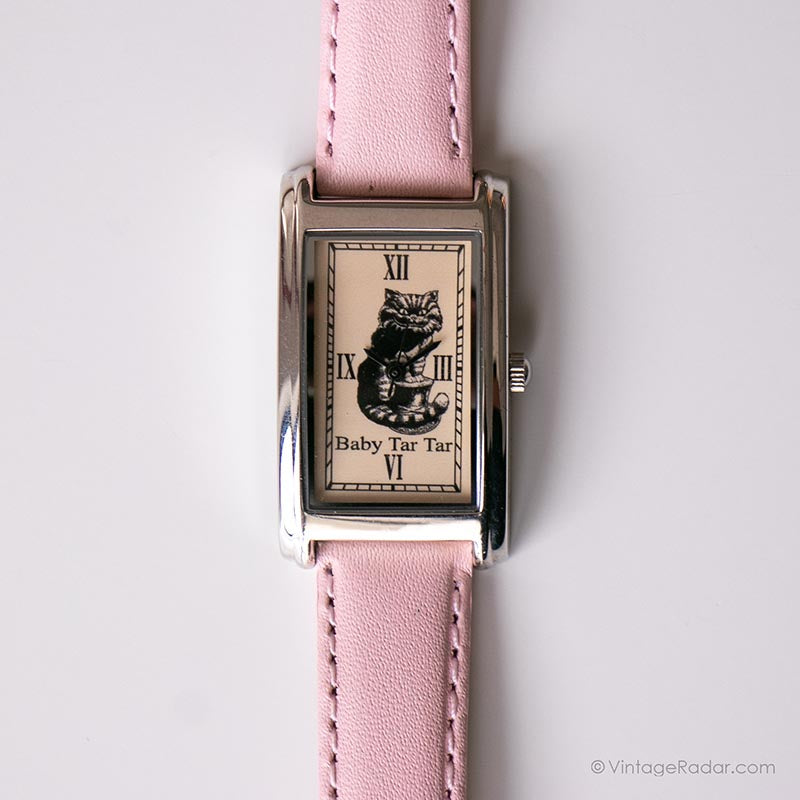 Vintage Baby Tar Tar Watch by Disney | Cat Rectangular Wristwatch ...