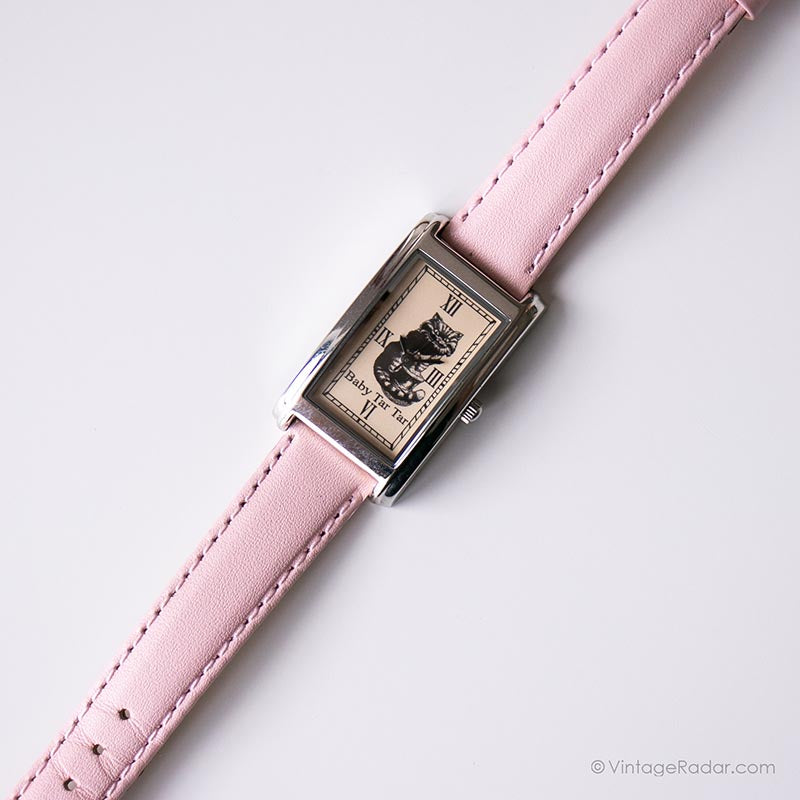 Vintage Baby Tar Tar Watch by Disney | Cat Rectangular Wristwatch ...