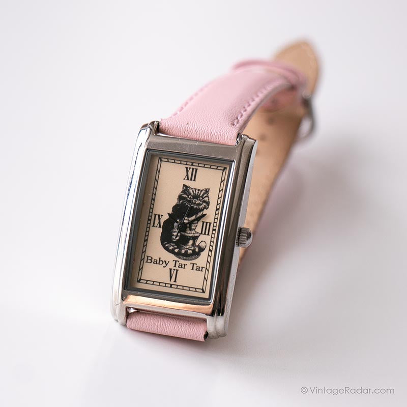 Vintage Baby Tar Tar Watch by Disney | Cat Rectangular Wristwatch ...