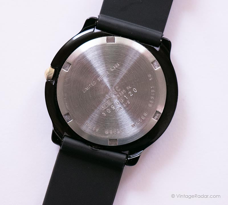 Vintage Ladies Life by Adec Black Watch | CItizen Japan Quartz Watch ...