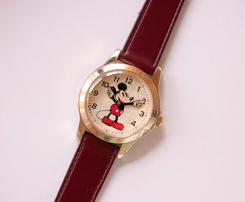 RARE 80s Seiko Mickey Mouse Watch | Vintage Disney Character Watch ...
