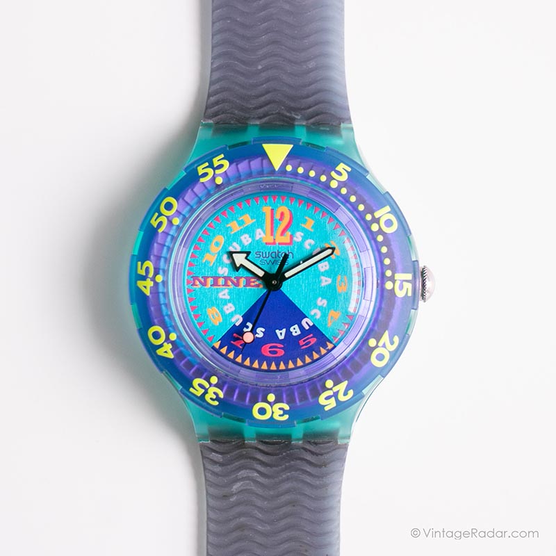 1993 Swatch SDN106 BERMUDA TRIANGLE Watch | RARE Vintage Swatch Scuba ...