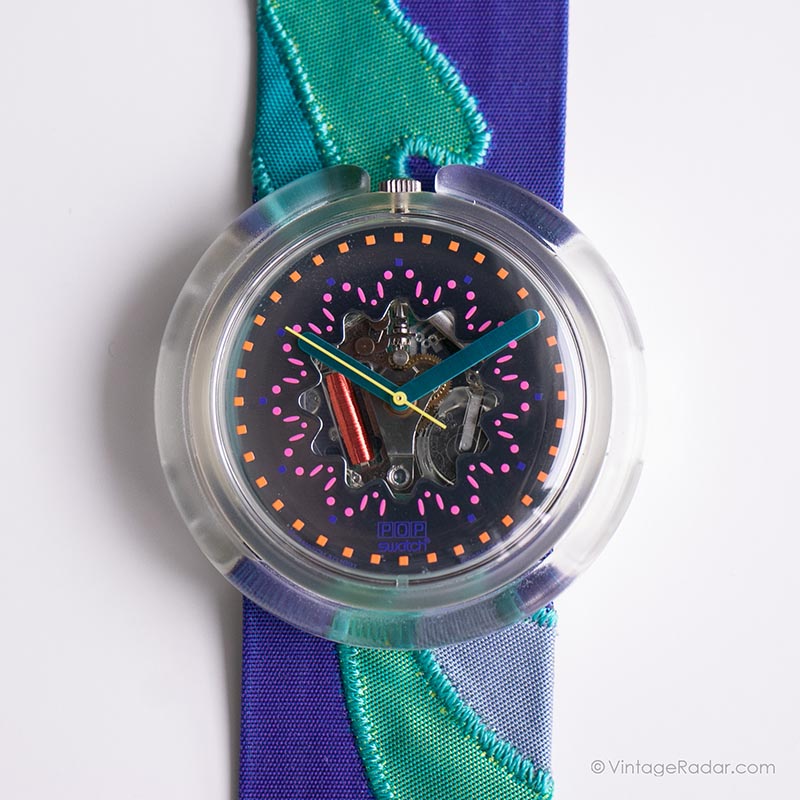 RARE 1992 Swatch PWZ103 VERUSCHKA Watch | Vintage Swatch Special ...