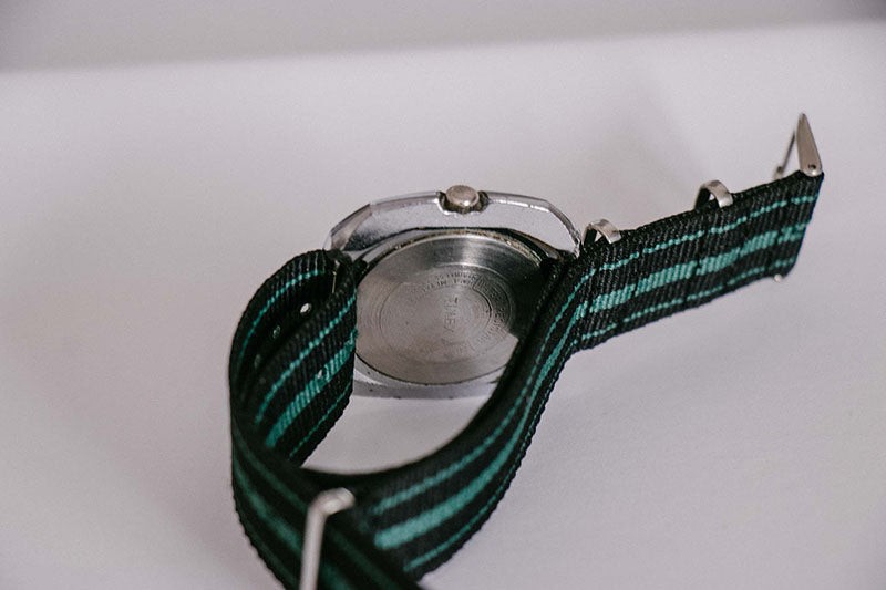 Rare Mechanical Silver-tone Timex Watch | Mens Square Timex Date Watch ...