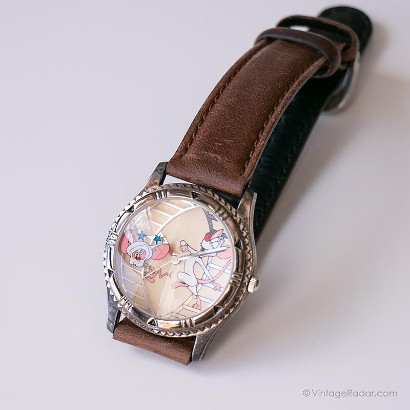 Vintage Pinky and The Brain Watch by Fossil | Looney Tunes Collectible ...