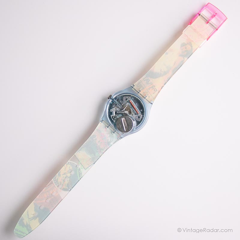 1993 Swatch GN127 POSTCARD Watch | Mint Condition 90s Swatch Gent ...