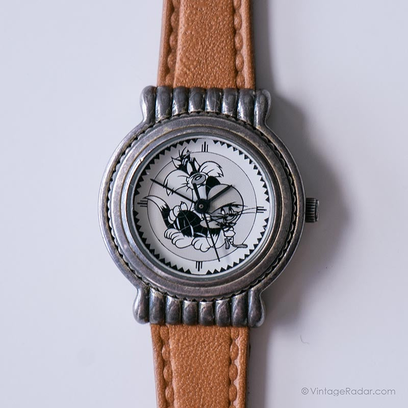 Vintage Sylvester and Speedy Gonzales Watch | Warner Bros Wristwatch ...