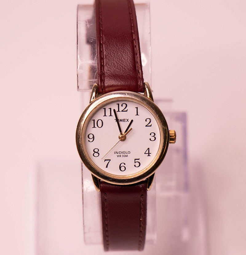 Timex Indiglo WR 30M Watch with a White Dial and Light – Vintage Radar