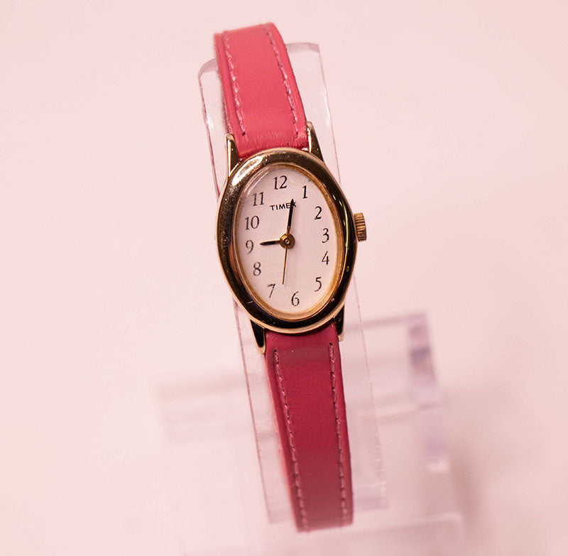 Pink Timex Watch for Women | Oval Ladies Timex Watches – Vintage Radar