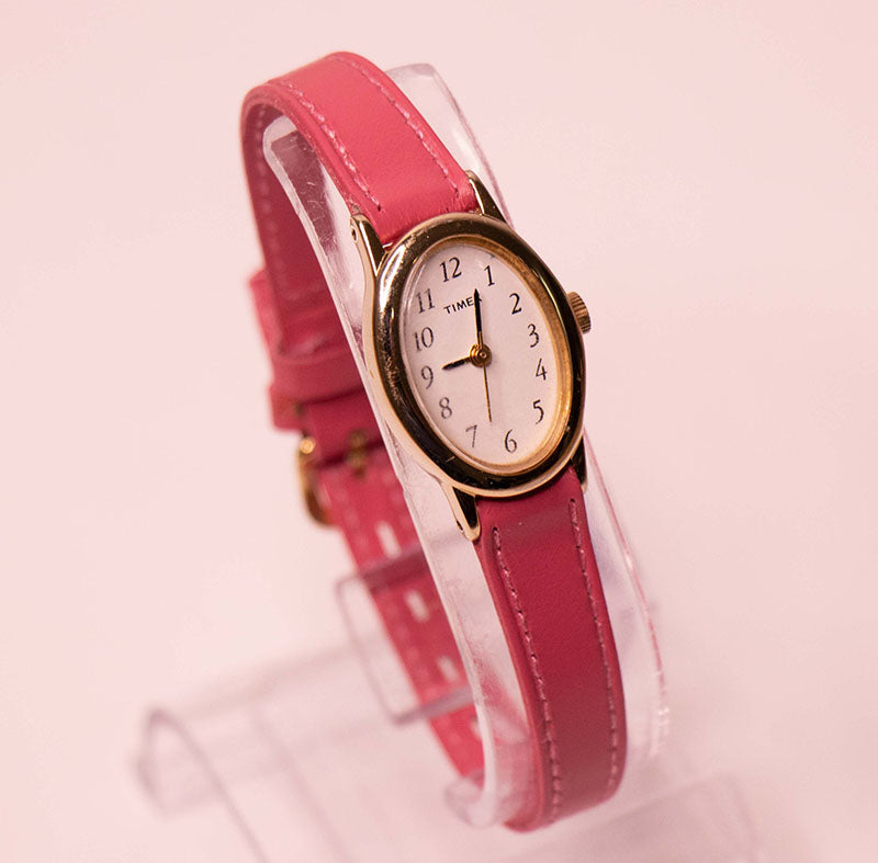 Pink Timex Watch for Women | Oval Ladies Timex Watches – Vintage Radar