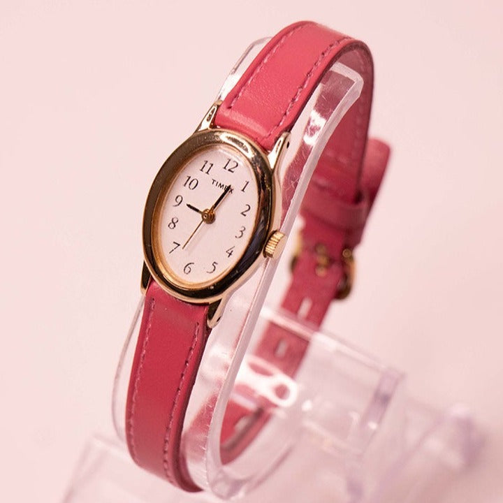 Pink Timex Watch for Women | Oval Ladies Timex Watches – Vintage Radar