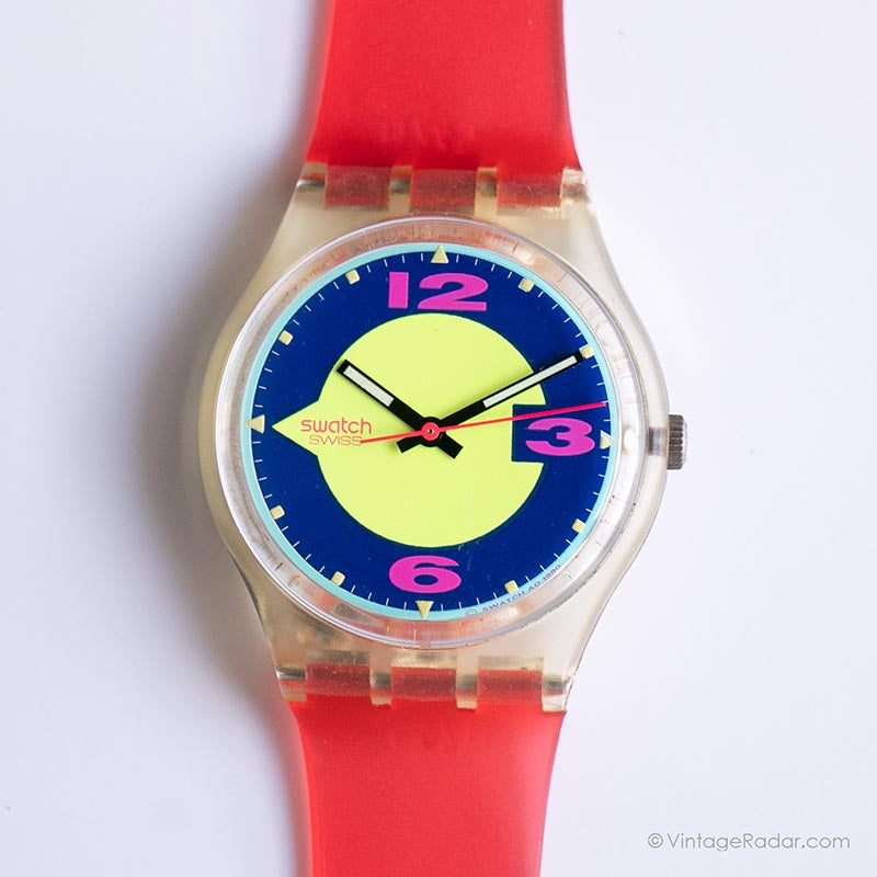 Vintage 1990 Swatch GK130 REFLECTOR Watch | Collectible Swatch Gent ...