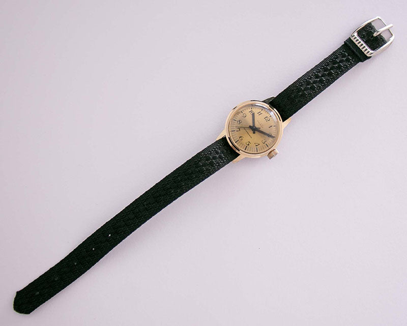 Vintage Gold-tone Ruhla Watch | 1970s German Mechanical Wristwatch ...