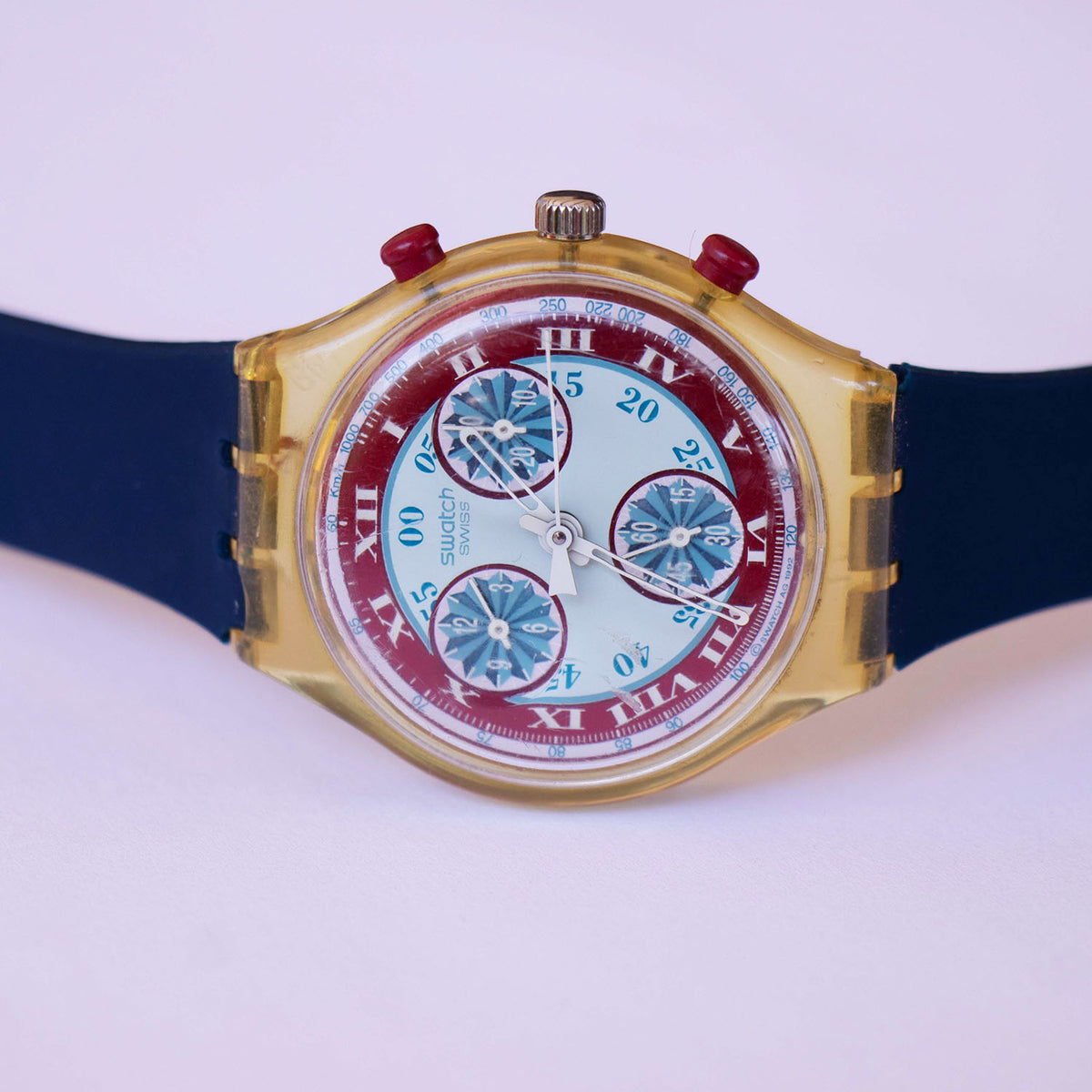WINDMILL SCK103 Swatch Watch | 1992 Vintage Swatch Chronograph ...