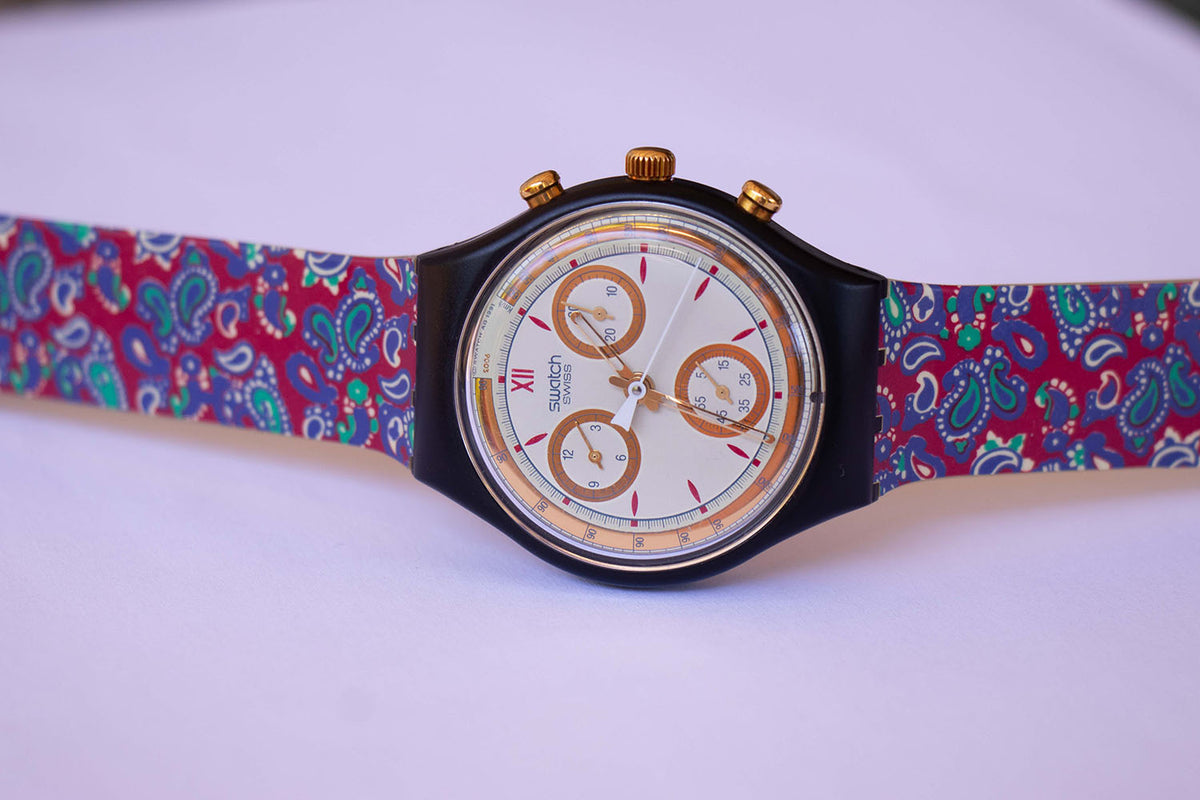 AWARD SCB108 Swatch Watch Chrono | 90s Vintage Swatch Watches – Vintage ...