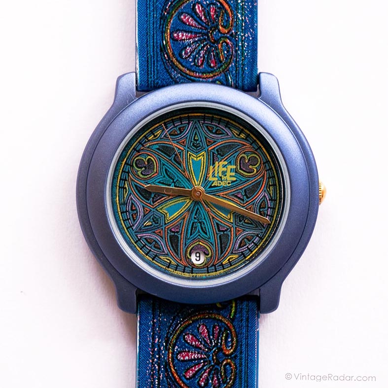 Vintage Mandala Ladies Life by Adec Watch | Citizen Japan Quartz Watch ...