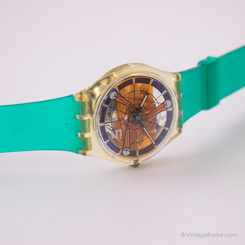 1997 Swatch GK260 FIFTH ELEMENT Watch | RARE Vintage Skeleton Swatch ...