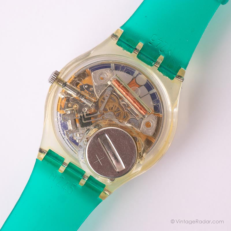 1997 Swatch GK260 FIFTH ELEMENT Watch | RARE Vintage Skeleton Swatch ...