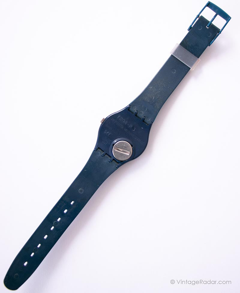 1986 BLUE NOTE GI100 / GI400 Swatch Watch | 80s FC Barcelona Watch ...